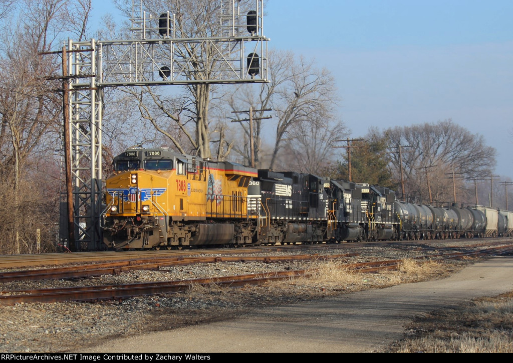 UP 7888 NS 9360 4609 4633